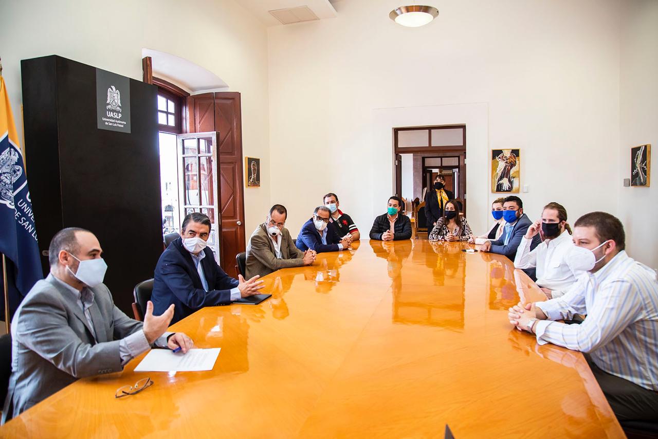 La UASLP, a través del Rector Alejandro Zermeño, y el presidente de la ...