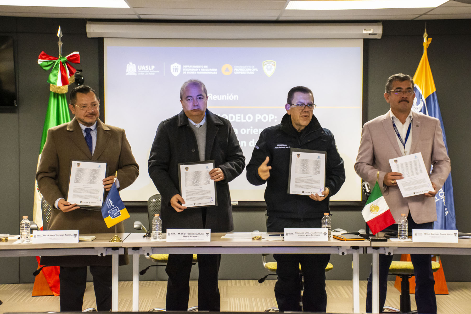 UASLP firma convenio de colaboración con Secretaría de Seguridad y Protección Ciudadana de la ...